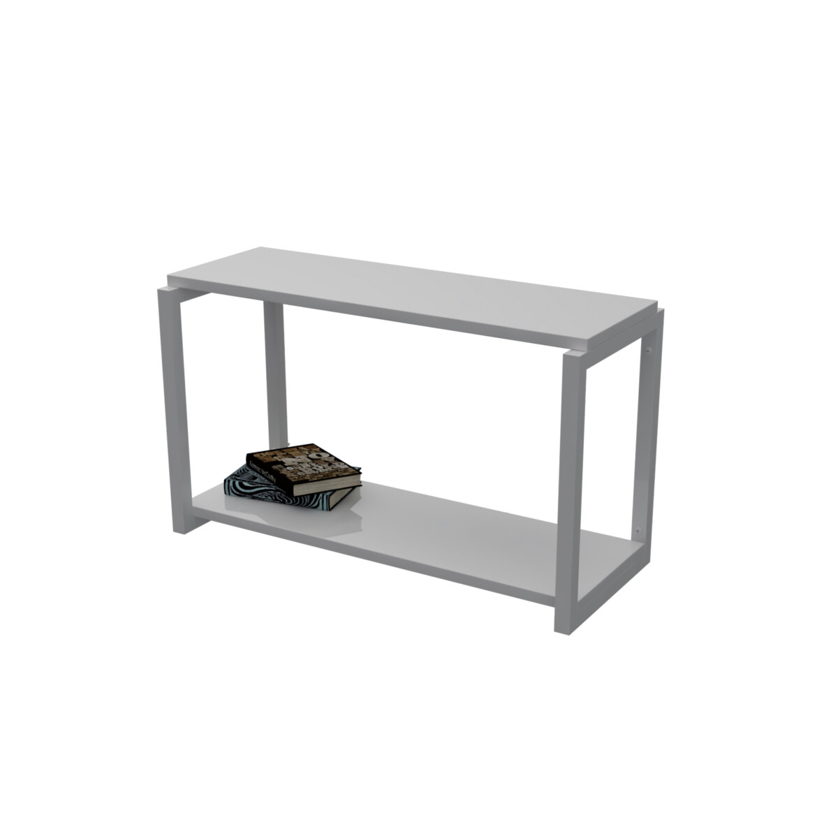 Nicho Industrial com 2 Prateleiras Branco - NIB2-6020 - Brasforma