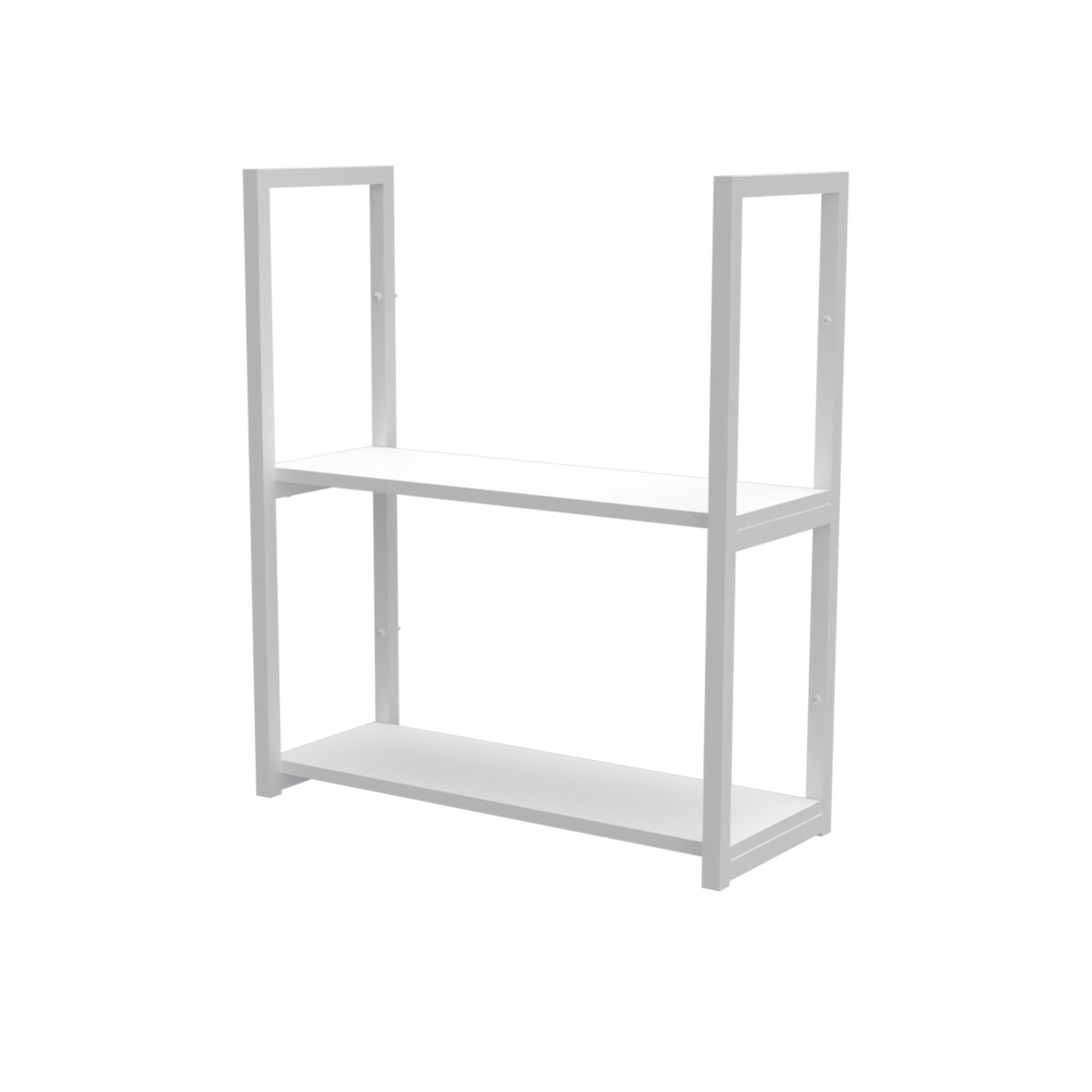 Prateleira Industrial com 2 Prateleiras 60 x 20 cm Branco - PIB1-6020